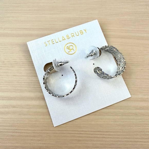 Stella & Ruby | Jewelry | Stella Ruby Hoop Earrings | Poshmark